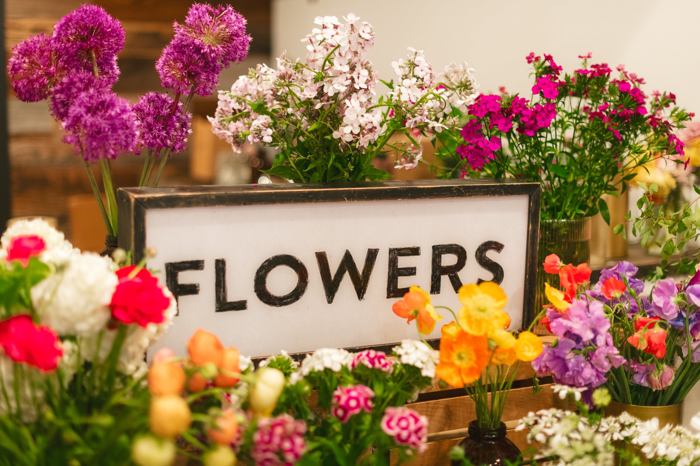 Long Island and New York City Flower Bars - Ft. Locally Grown Flowers
